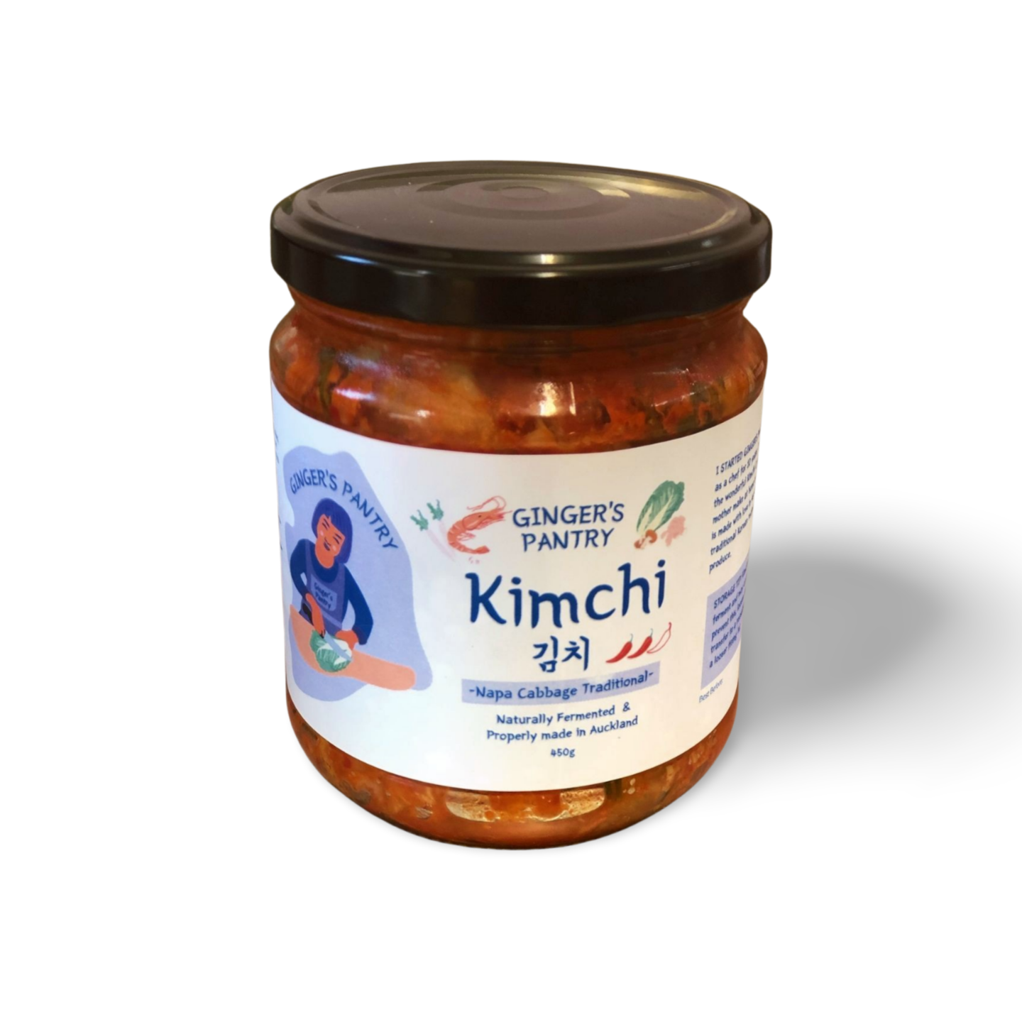 Traditional Napa cabbage Kimchi- Non Vegan 450g – Ginger's pantry